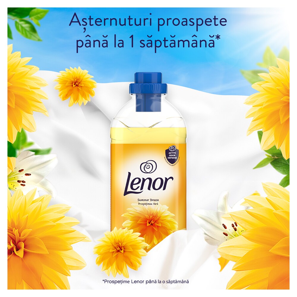 Balsam de rufe Lenor Summer Breeze, prospetime de lunga durata, 1.625 l ...