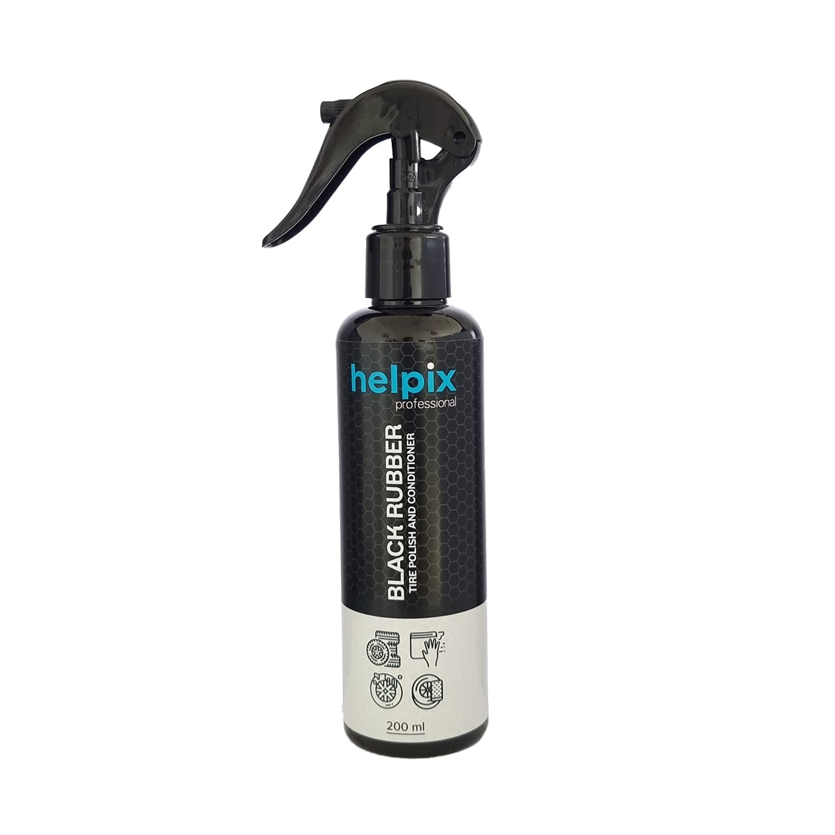 Solutie innegrit anvelope BLACK RUBBER Helpix 200ml - eMAG.ro