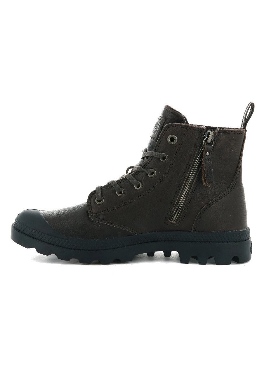 Pantofi dama, Palladium, piele naturala, maro, 38 EU - eMAG.ro
