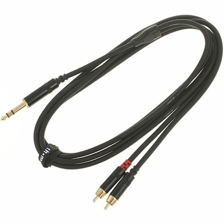 Cablu Y jack 6.3mm 2 RCA tata pro snake TPY 2015 JRR - eMAG.ro