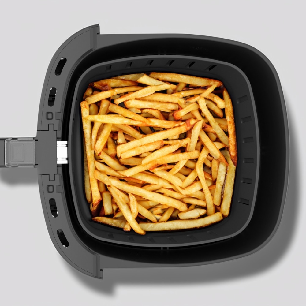 Фритюрник с горещ въздух COOK-IT Airfryer XXL, 1500 W, 8 L - eMAG.bg