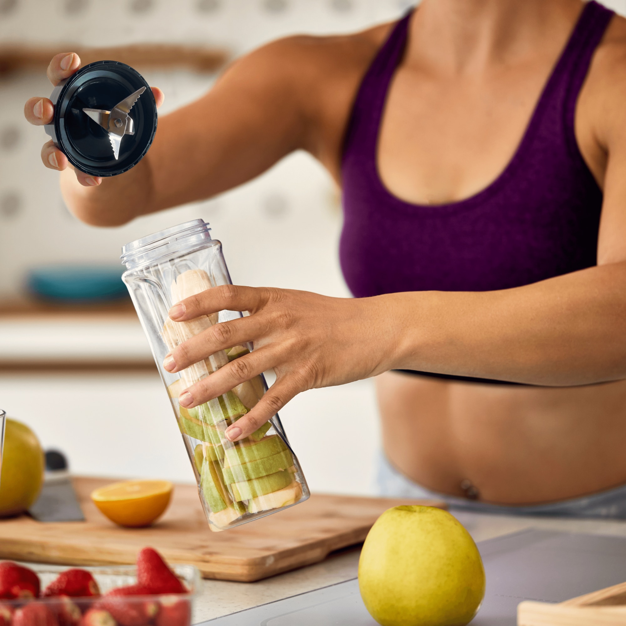 Blender COOK-IT, Smoothie Maker To Go, 350 W, 600 ml, 1 treapta de ...