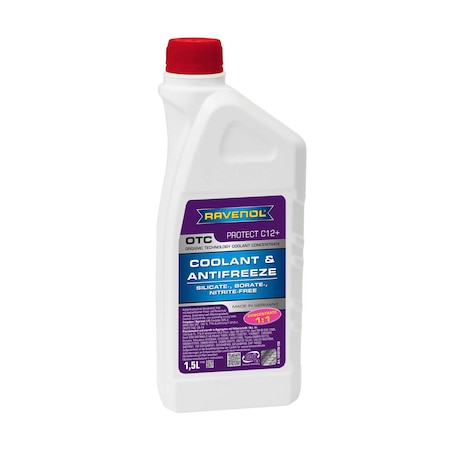 Antigel Ravenol, Rosu OTC 1, 5L - eMAG.ro