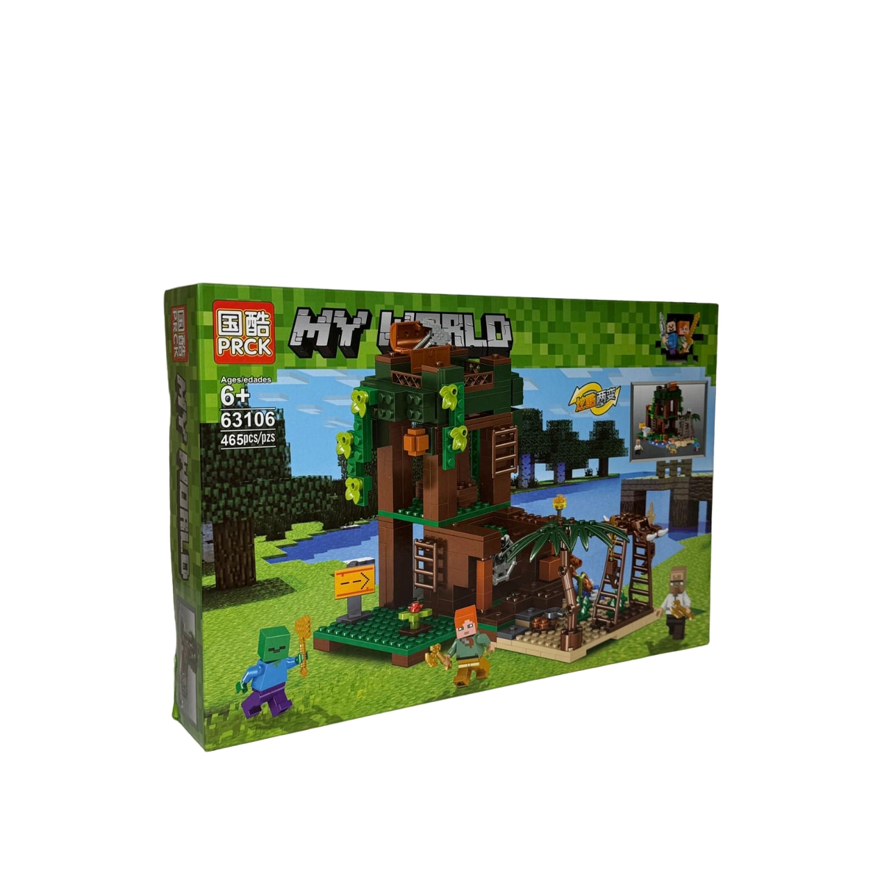 Set de constructie Minecraft My World, 465 piese, 6+ - eMAG.ro