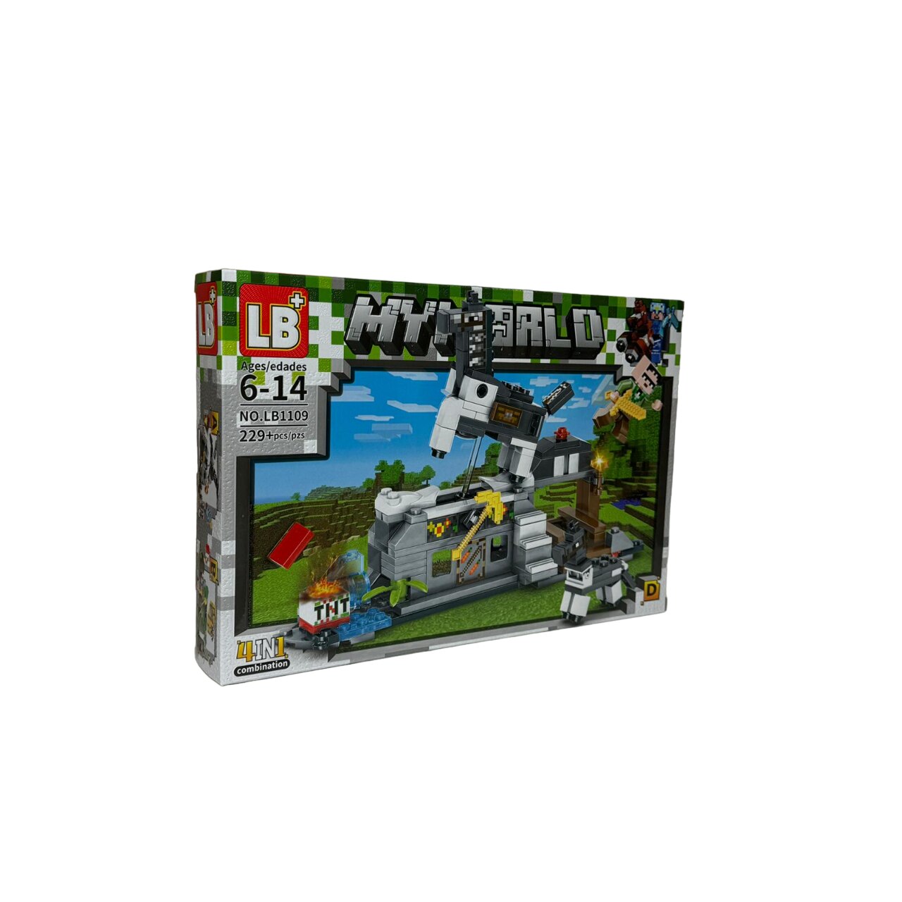 Set de constructie Minecraft My World, 229 piese, 6-14 ani, D - eMAG.ro
