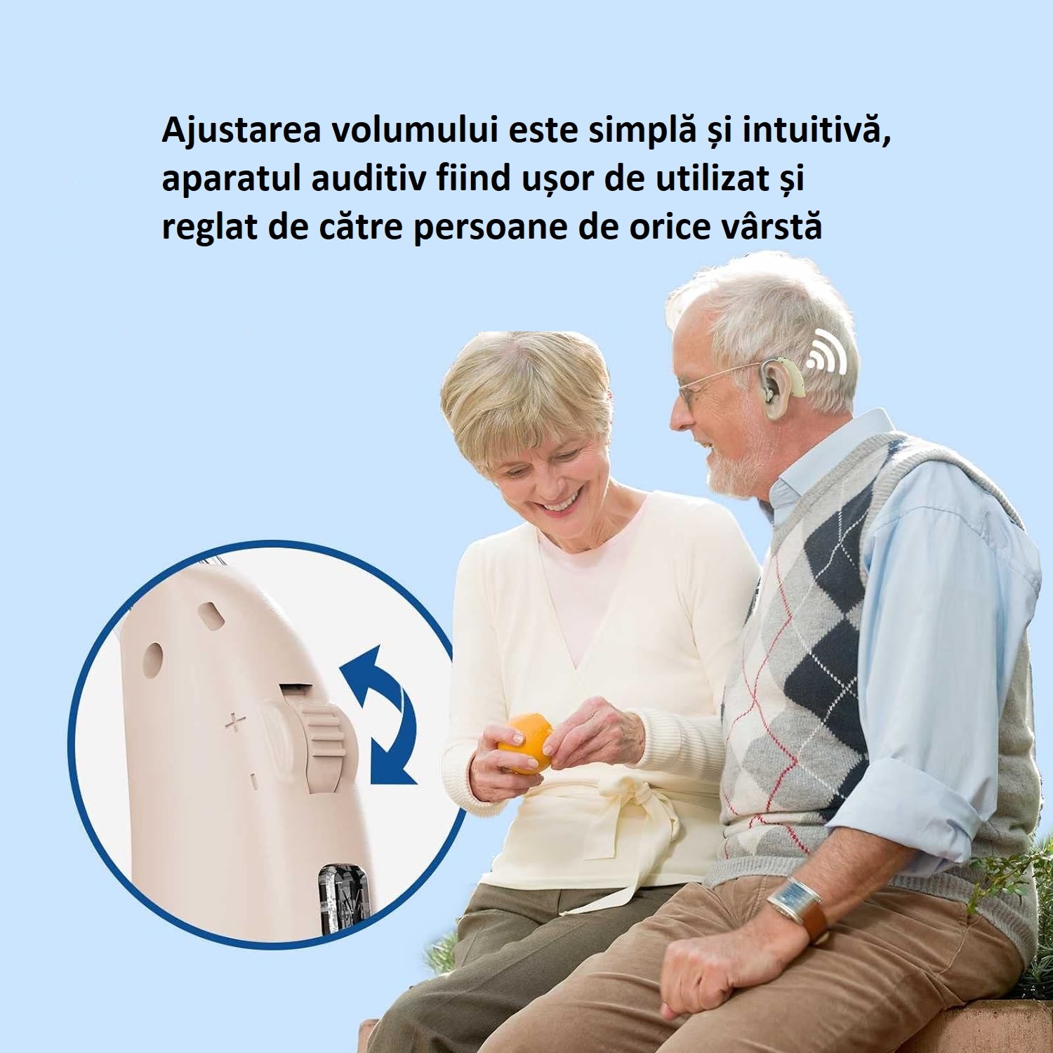 Set Aparat Auditiv Inteligent Dublu Adolcef, Functie de Reducere a ...
