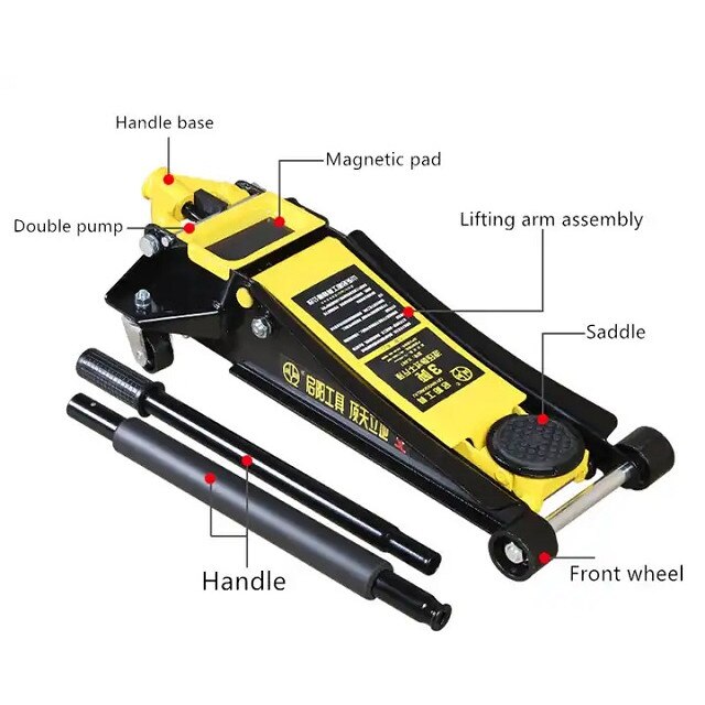 Cric auto hidraulic, capacitate 2-3T, special pentru SUV, cu pompa de ...