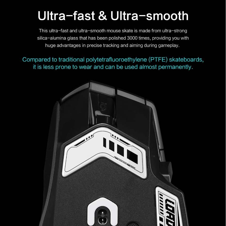 Picioruse mouse, sticla, glass, Skates, pentru Logitech G 502 X Plus si ...