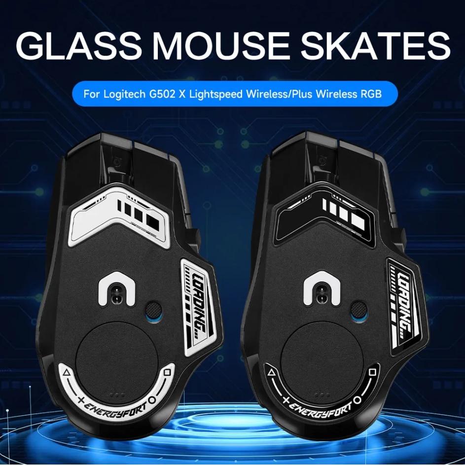 Picioruse mouse, sticla, glass, Skates, pentru Logitech G 502 X Plus si ...