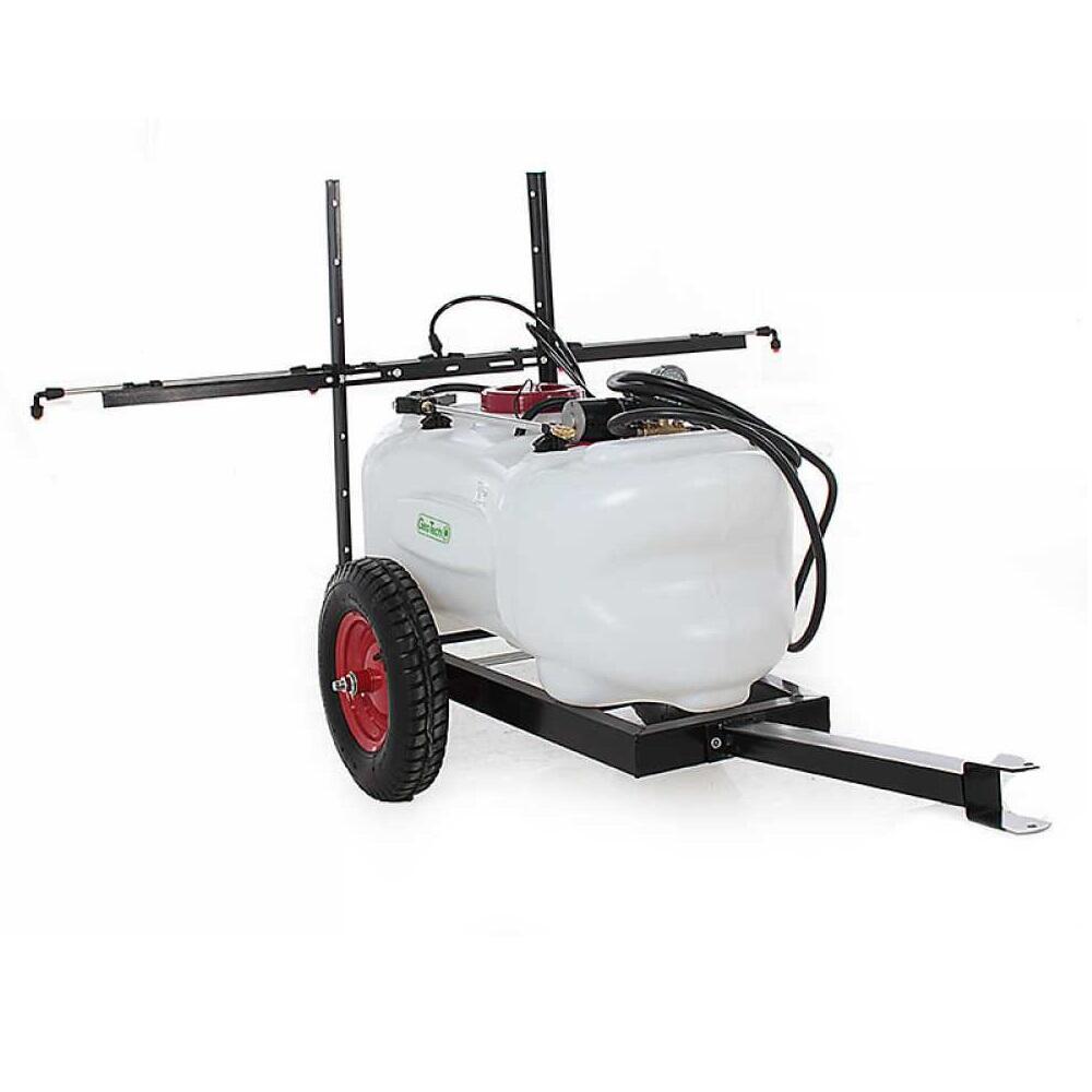 Pompa electrica de stropit cu remorca, Geo Tech 100 l, Furtun 5 m, 3 l ...