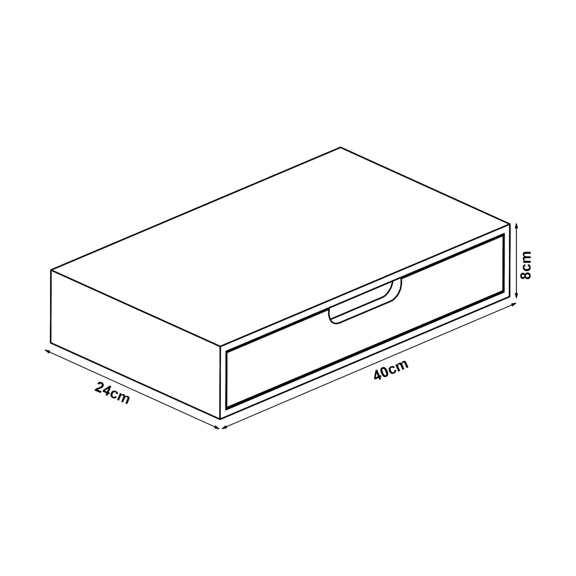 Raft, en.casa, PXNB-0503 Bokn, 40 x 24 x 8 cm, bambus, gri, natur ...