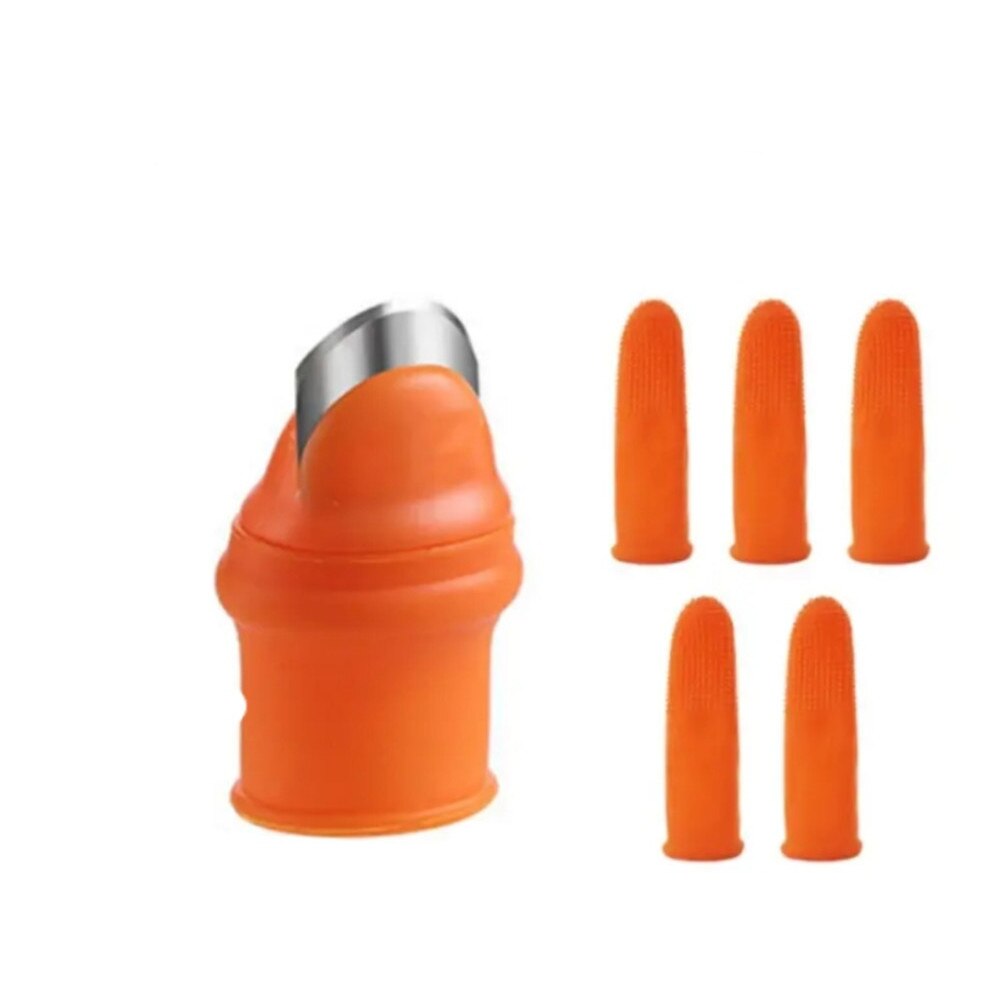 Set cutite degetar, Nut, Portocaliu - eMAG.ro