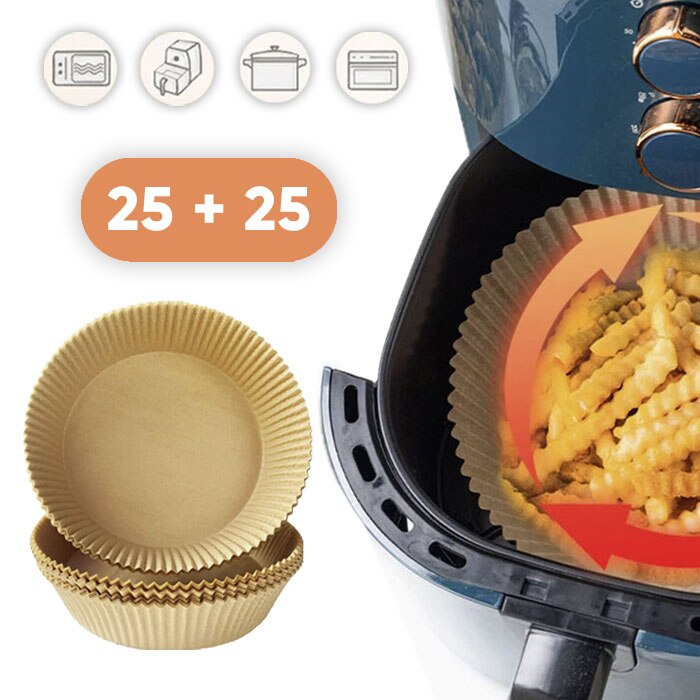 Model hartie friteuza cu aer (25+25 bucati) - eMAG.ro