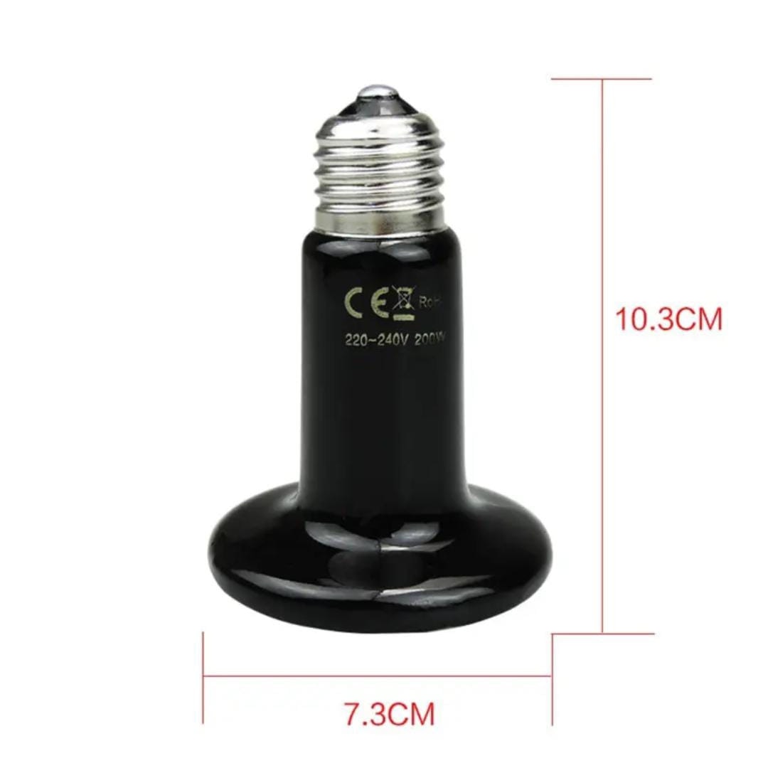 Bec infrarosu negru ceramic 150 W - eMAG.ro