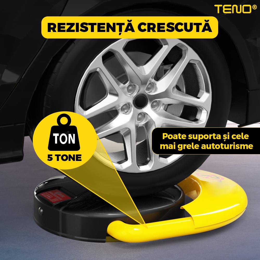 Blocator Parcare Automat Teno®, pentru loc parcare si alee, cu ...