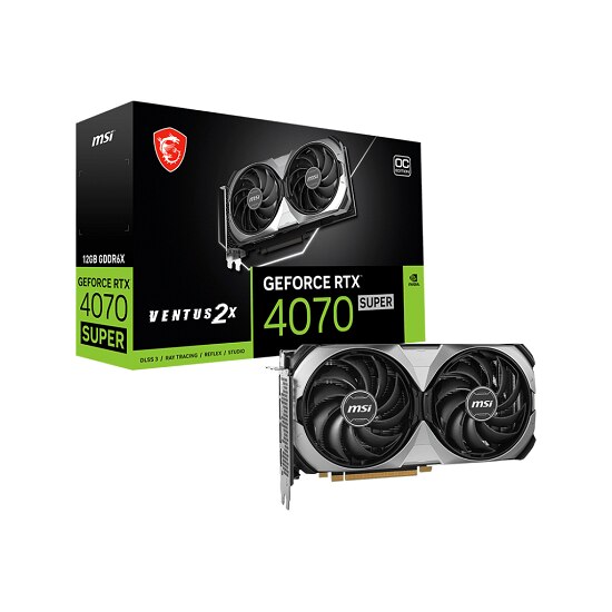 Placa grafica GeForce MSI RTX 4070S Ventus 2X OC - eMAG.ro