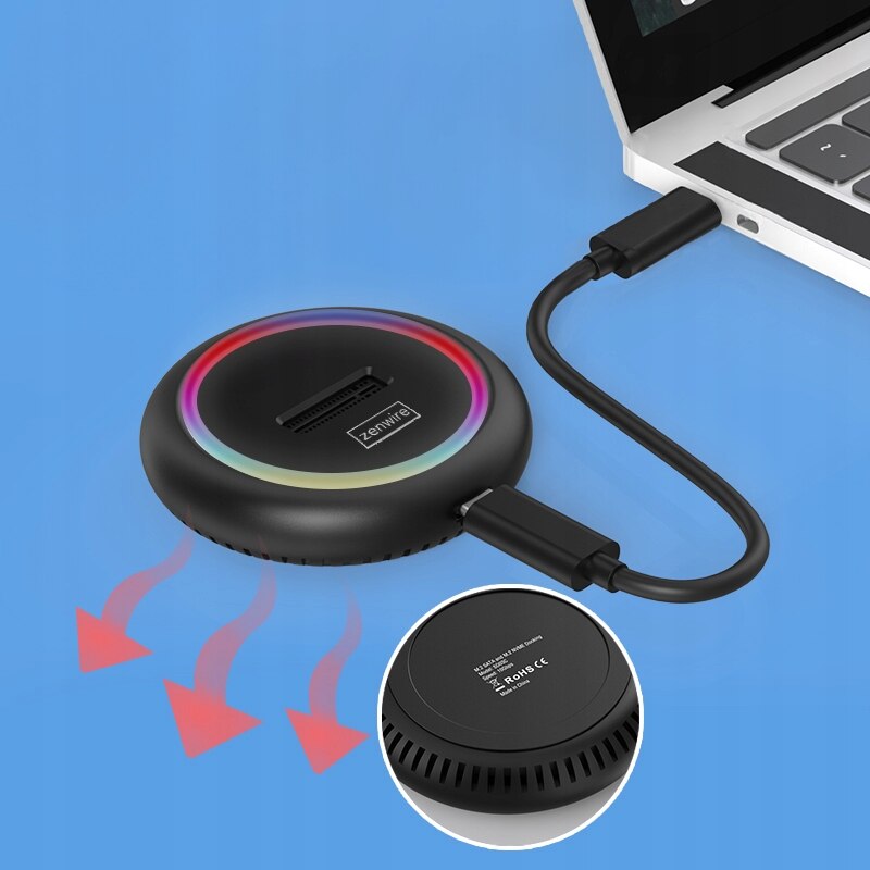 Adaptor Zenwire SSD NVME NVME PCIe SATA NGFF 2in1 Drive Pocket M.2 USB ...