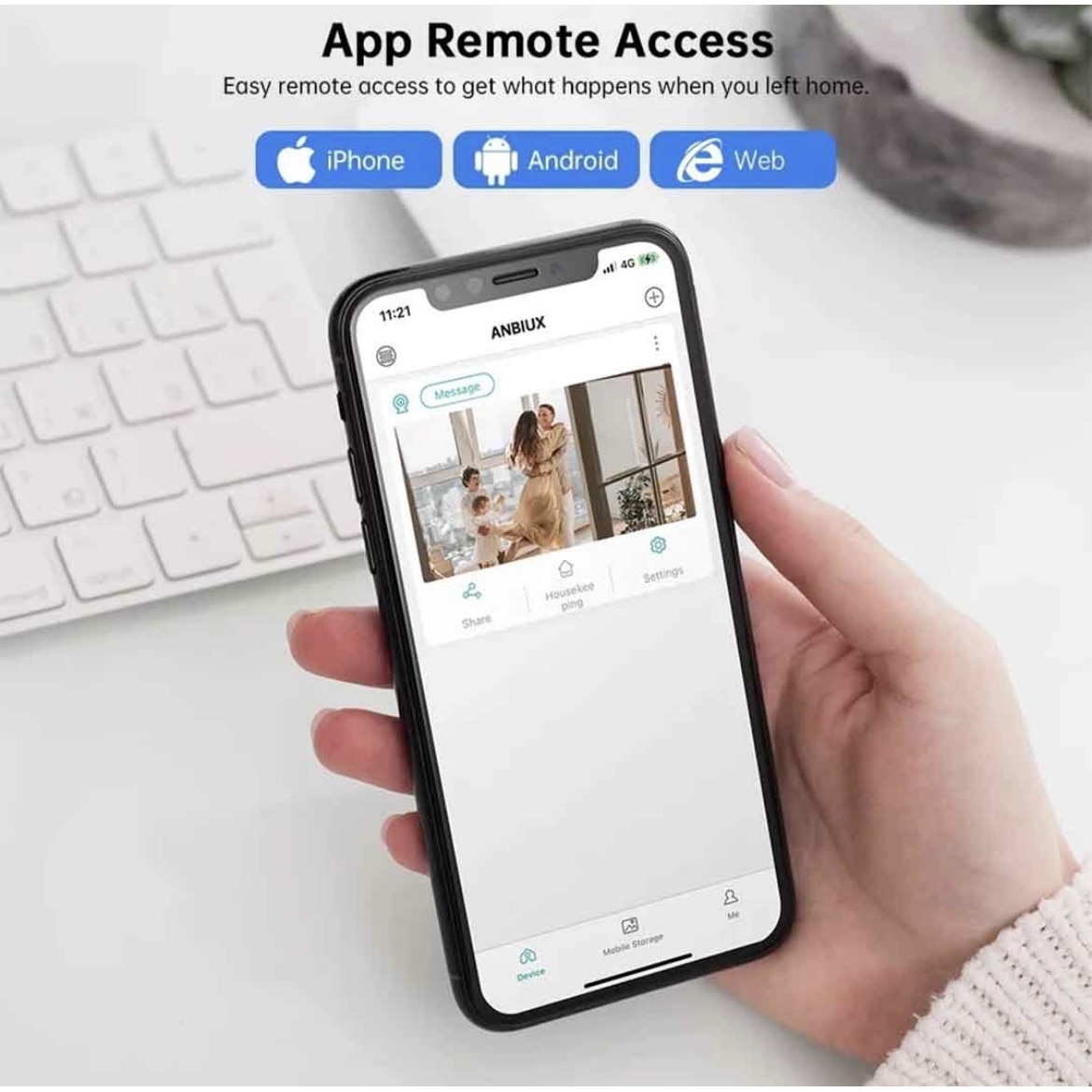 Jortan Jt 8161qj Wi Fi камера за наблюдение Ultra Hd 4 K усъвършенствано решение за наблюдение