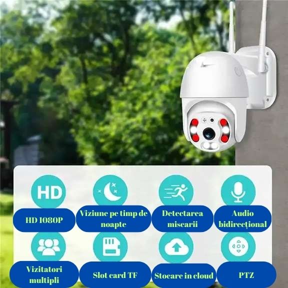 5mp камера за наблюдение безжична Ip Cctv Ptz Icsee Wifi камера