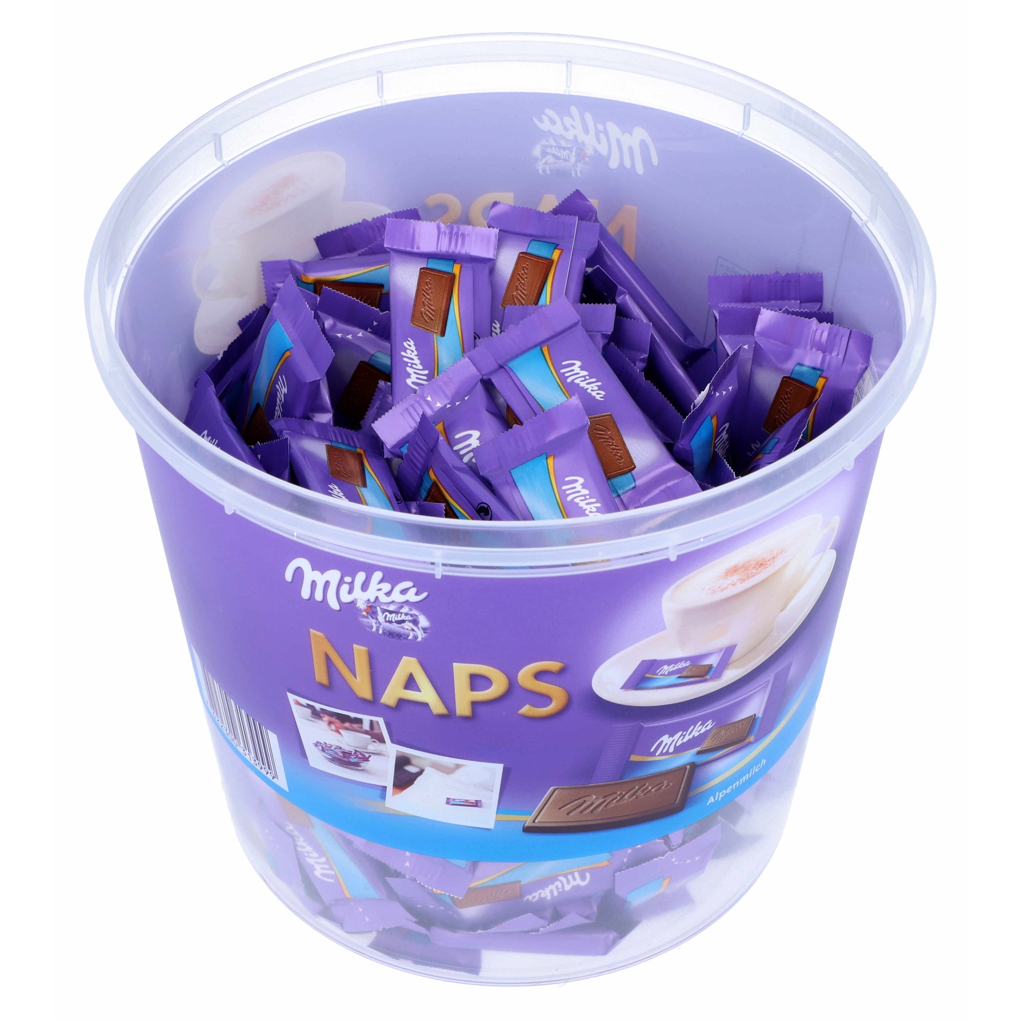 Mini batoane de ciocolata, Milka Naps Mix, lapte, 1Kg - eMAG.ro
