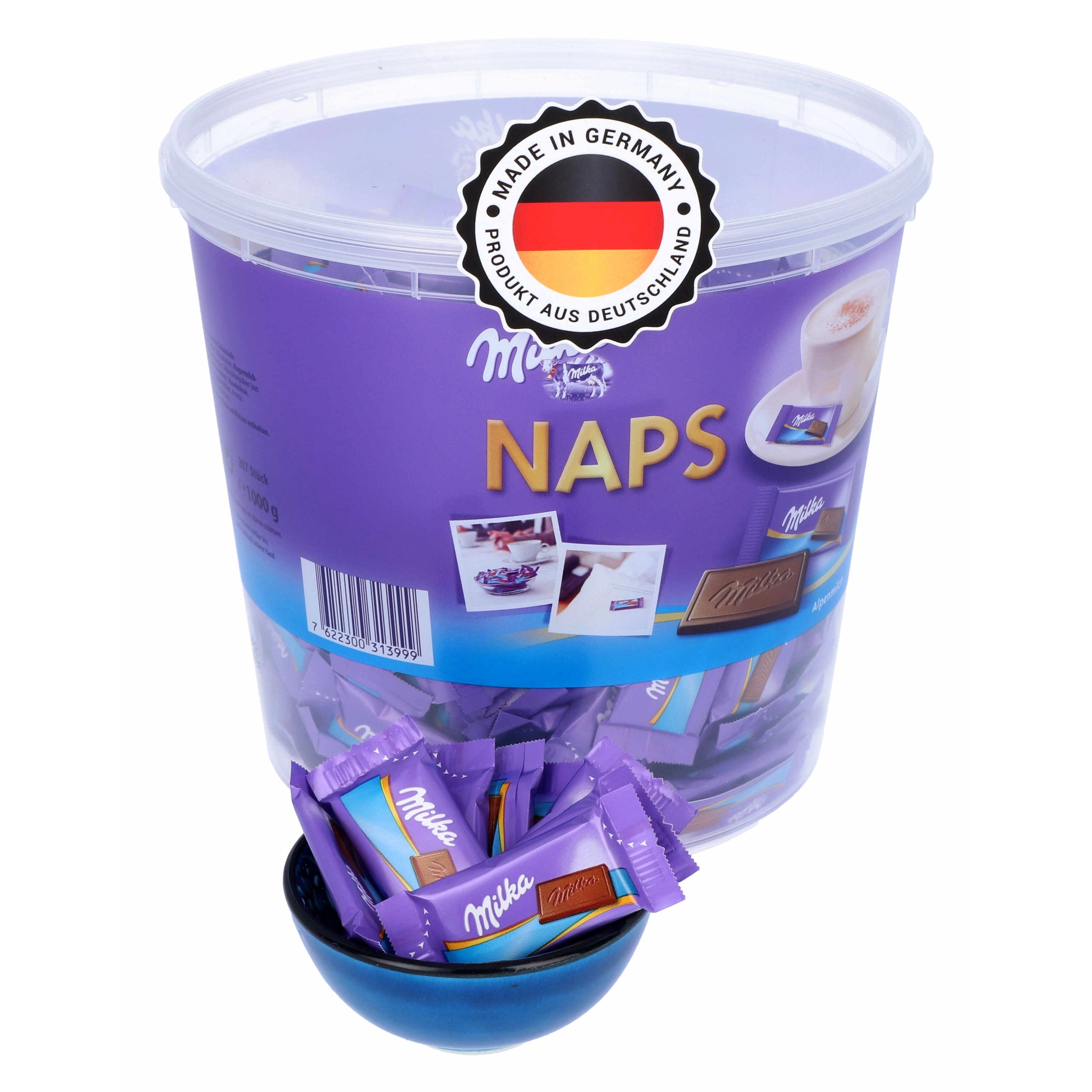 Mini batoane de ciocolata, Milka Naps Mix, lapte, 1Kg - eMAG.ro