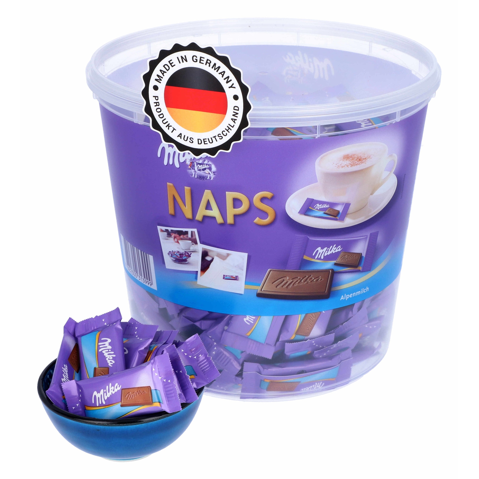 Mini batoane de ciocolata, Milka Naps Mix, lapte, 1Kg - eMAG.ro