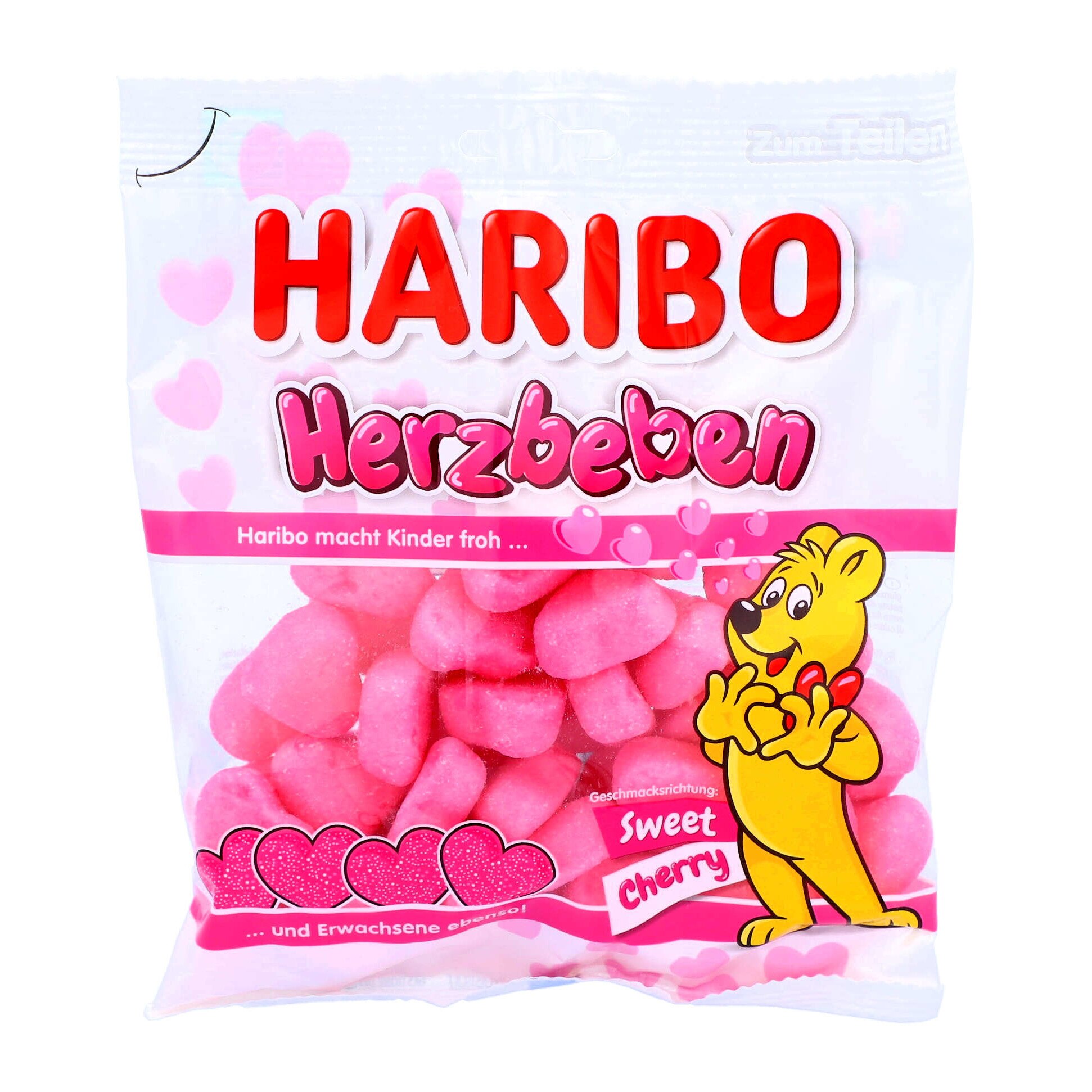 Jeleuri Haribo inima, cirese, 160g - eMAG.ro