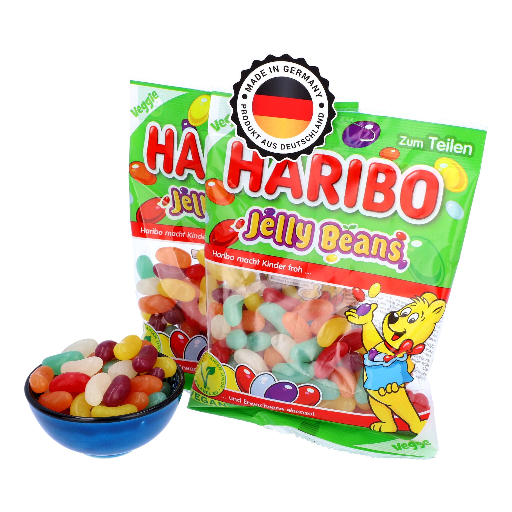 Jeleuri de fructe Haribo Jelly Beans, mix de aroma, 160g - eMAG.ro