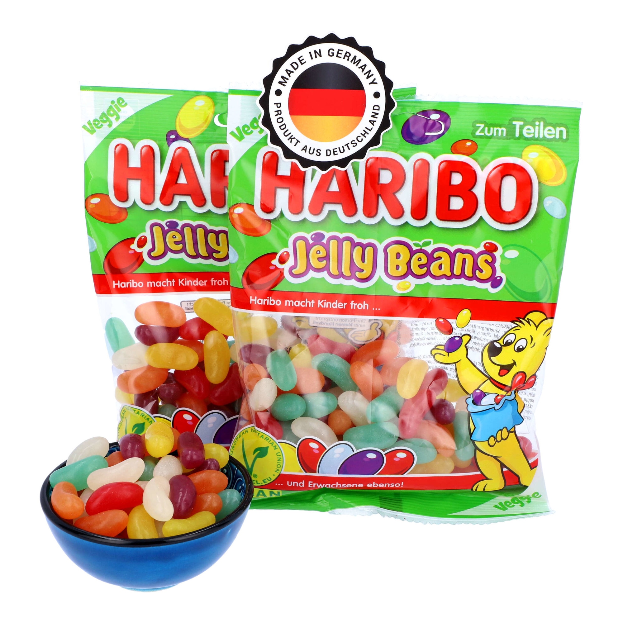 Jeleuri de fructe Haribo Jelly Beans, mix de aroma, 160g - eMAG.ro