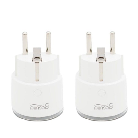 Set 2 prize inteligente, Gosund, 16A, Alb - eMAG.ro