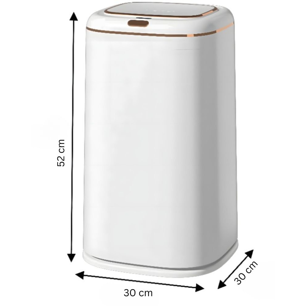 Cos de gunoi automat de 40 l cu capac, Inteligent, Cu senzor de miscare ...