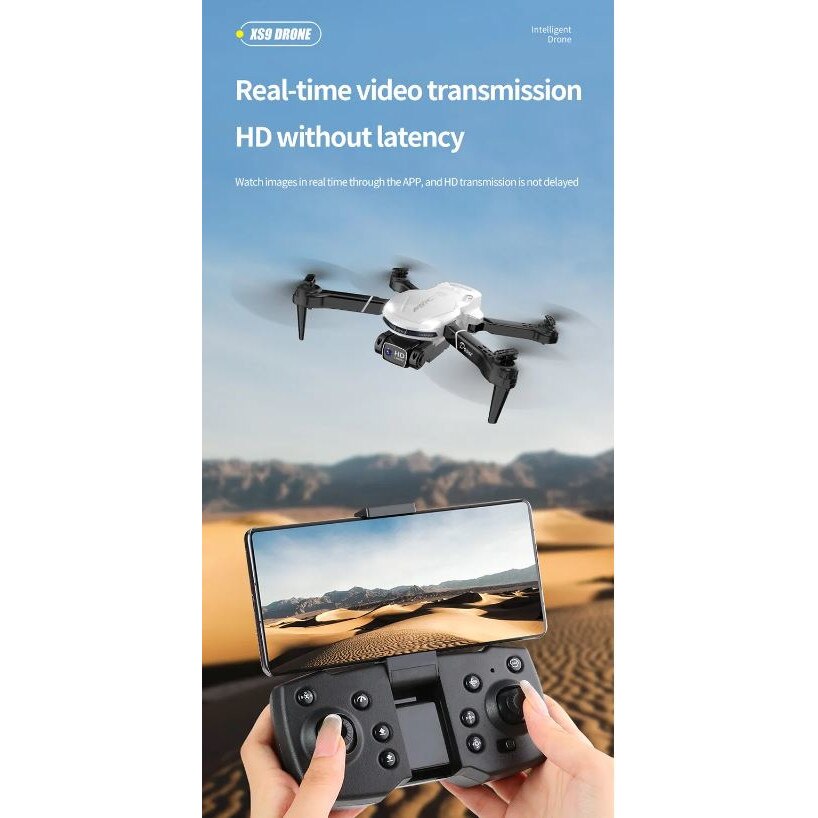 Drona XS9 One Click Return 4K HD Camera Fotografie aeriana Geanta De ...