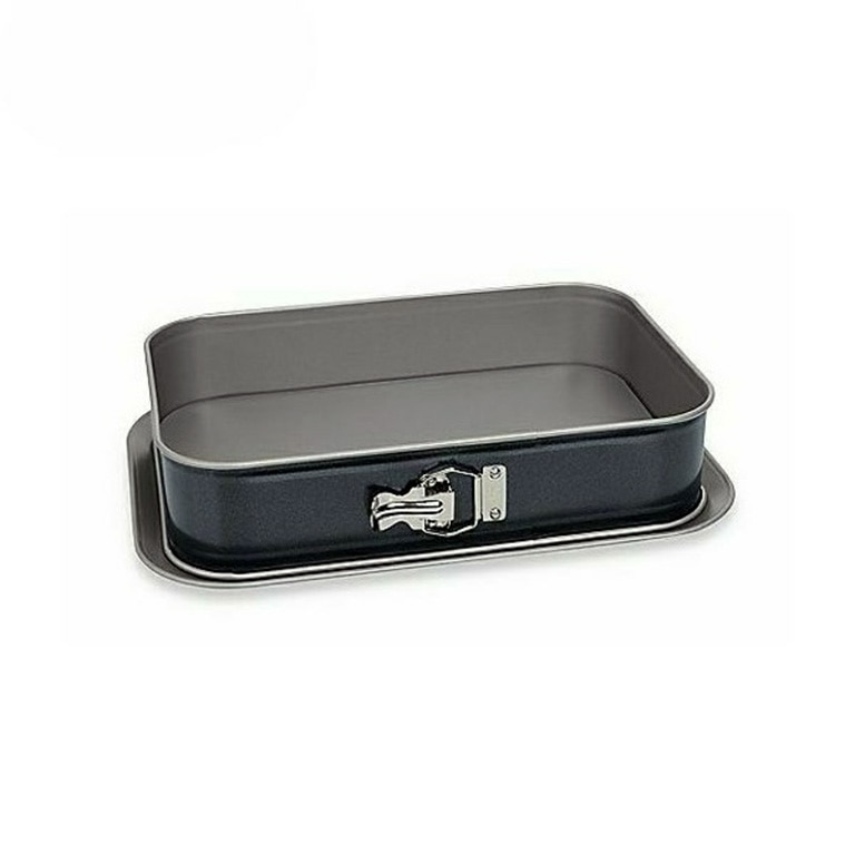 Tava de copt prajituri, perete detasabil, antiaderenta, 35x24x8 cm ...