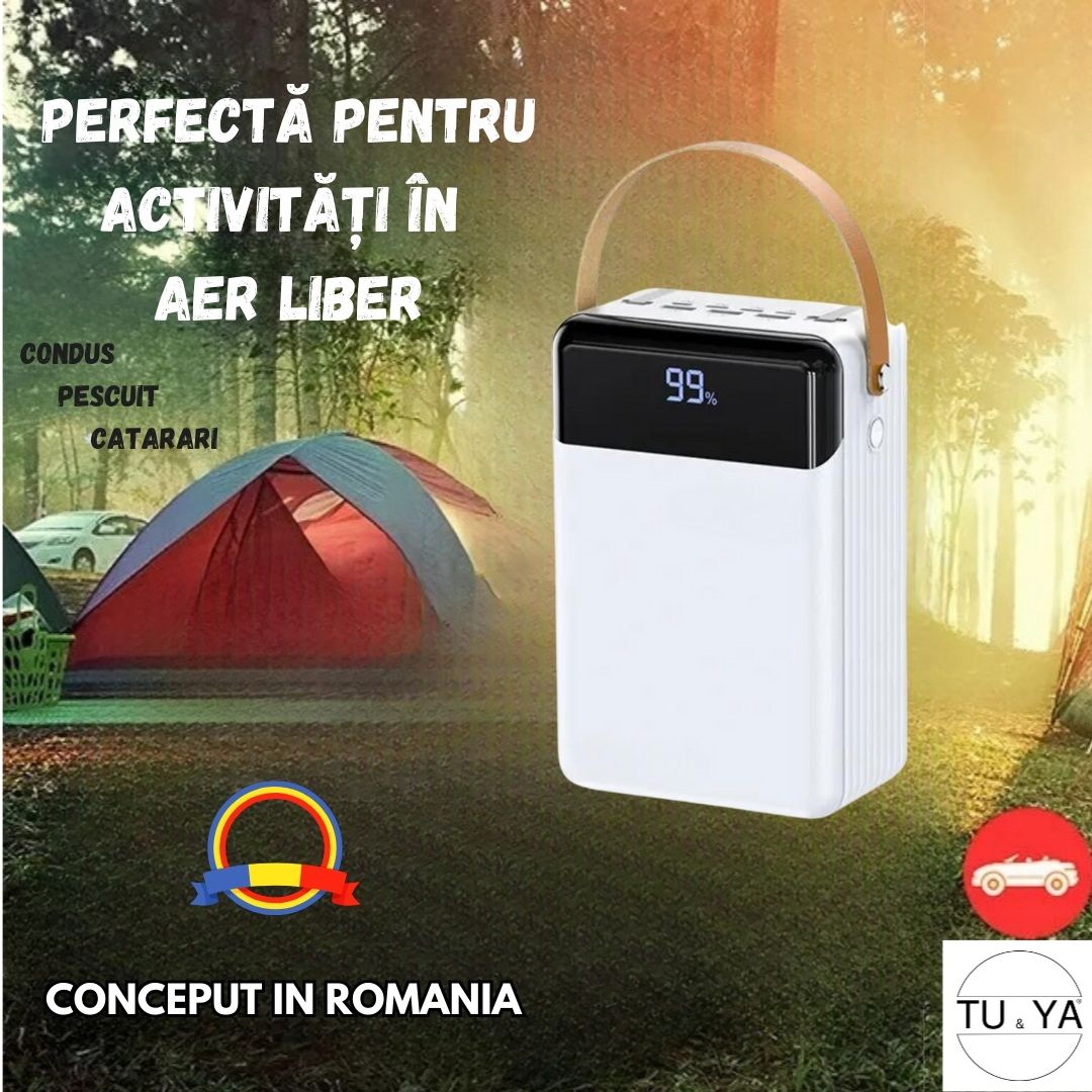 Acumulator Extern 80000 mAh, TU&YA® 20W, Fast Charge, 3 x USB, Type-c ...