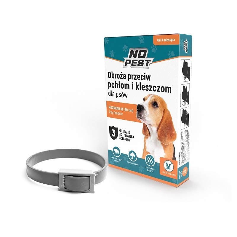 Zgarda anti purici, capuse, paraziti, pentru caini, PestX, Marime M/L ...