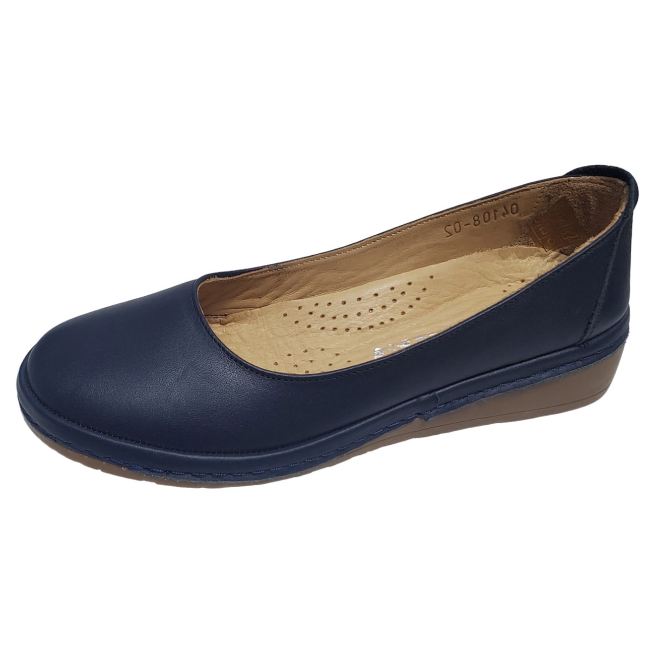 Pantofi ortopedici dama din piele naturala Delia, bleumarin, 36 - eMAG.ro
