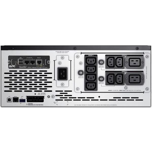 UPS APC Smart-UPS SMX3000HVNC, 4U, 3000VA/2700W, 10 x IEC - eMAG.bg