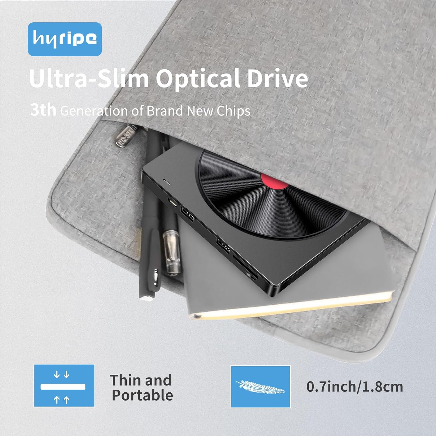 Unitate externa CD/DVD, Compatibil laptop, PC, Desktop, Mac Book ...