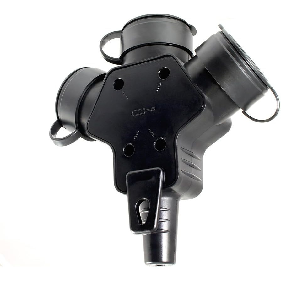 Priza Cupla Tripla MRG M989, de Cauciuc, Schuko, pentru Exterior, 16A ...