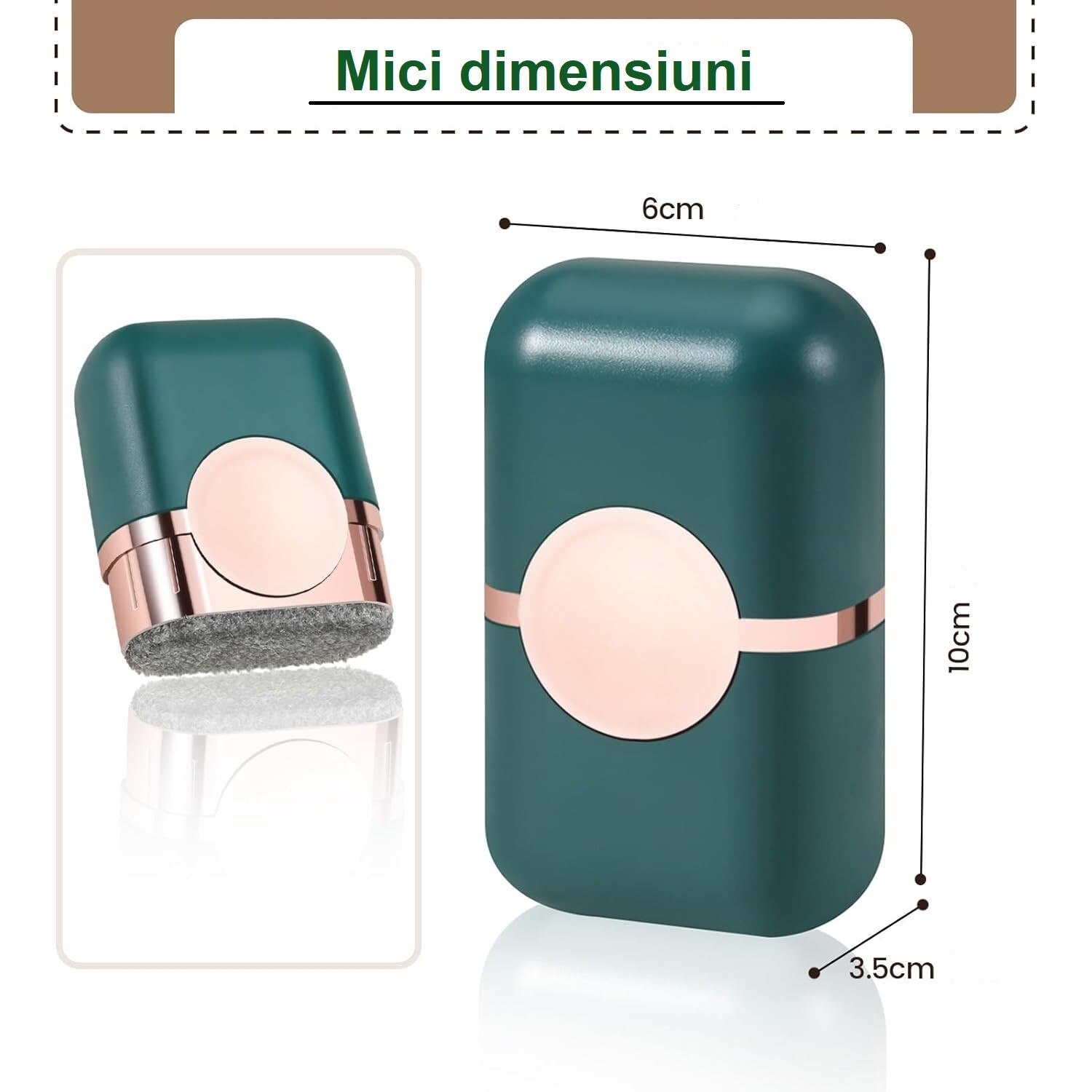 Perie 2 in 1 reutilizabila, absorbtie electrostatica si roller din ...