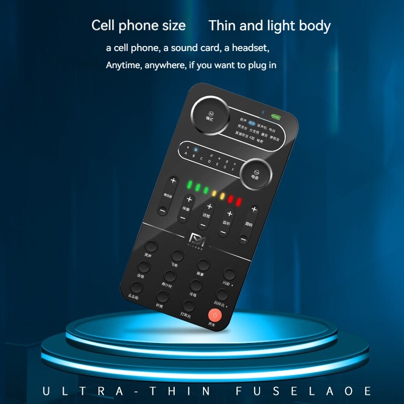 Placa de sunet externa transmisie live K9, WALALLA, cu microfon/casti ...