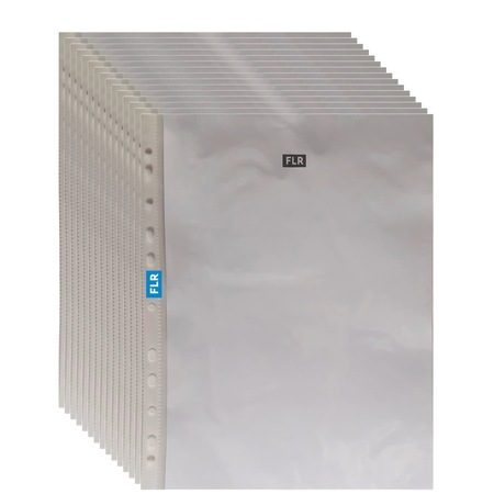 File protectie documente cristal, A4, FLR, 50 microni, 100 buc/set, din ...