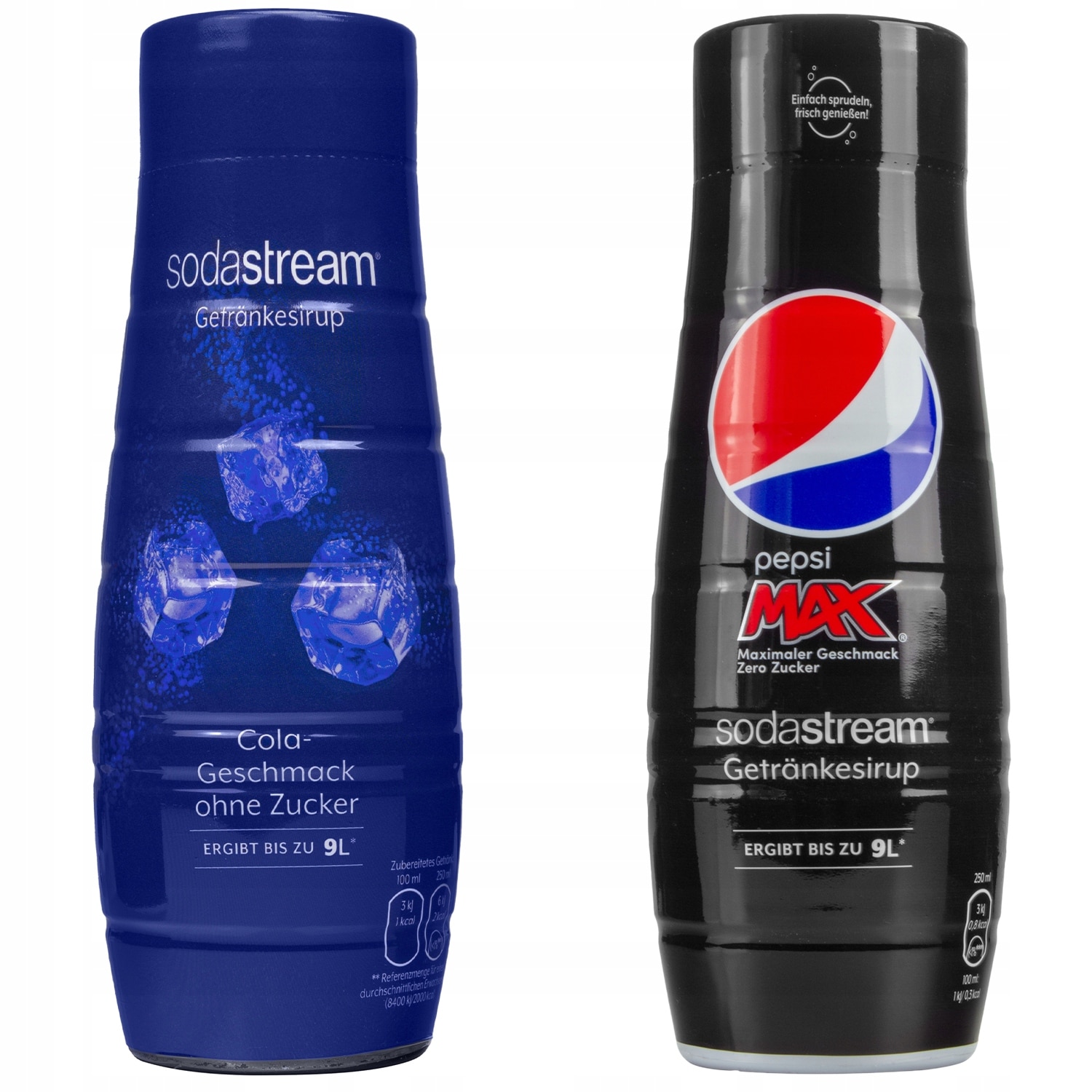 Sodastream szörpök, vízkoncentrátumok Cukormentes Kóla + Pepsi ...
