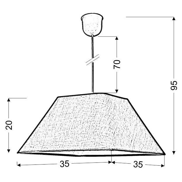 Plafoniera de tavan, Candellux Lighting, PVC, Cu LED, Galben/Alb - eMAG.ro