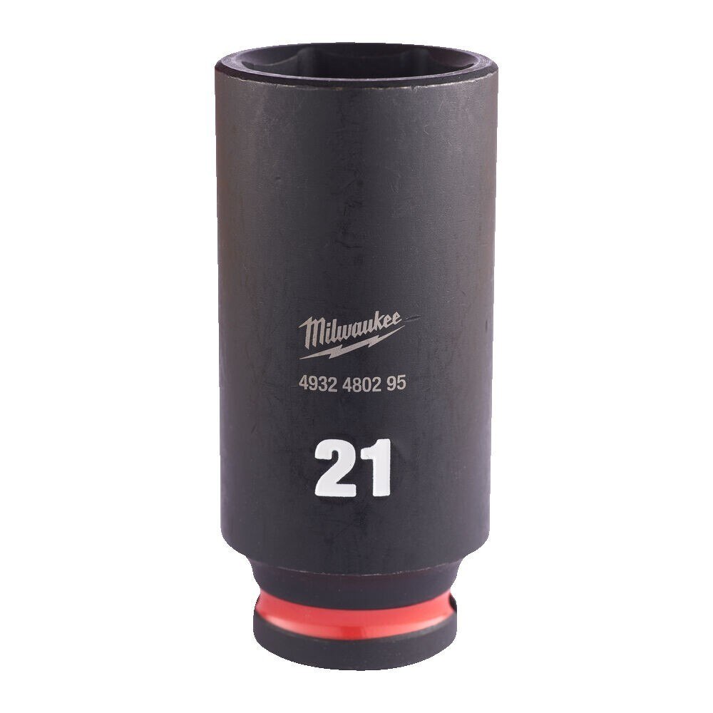 Cheie tubulara impact Shockwave 3/8", lunga, 21 mm, Milwaukee - eMAG.ro