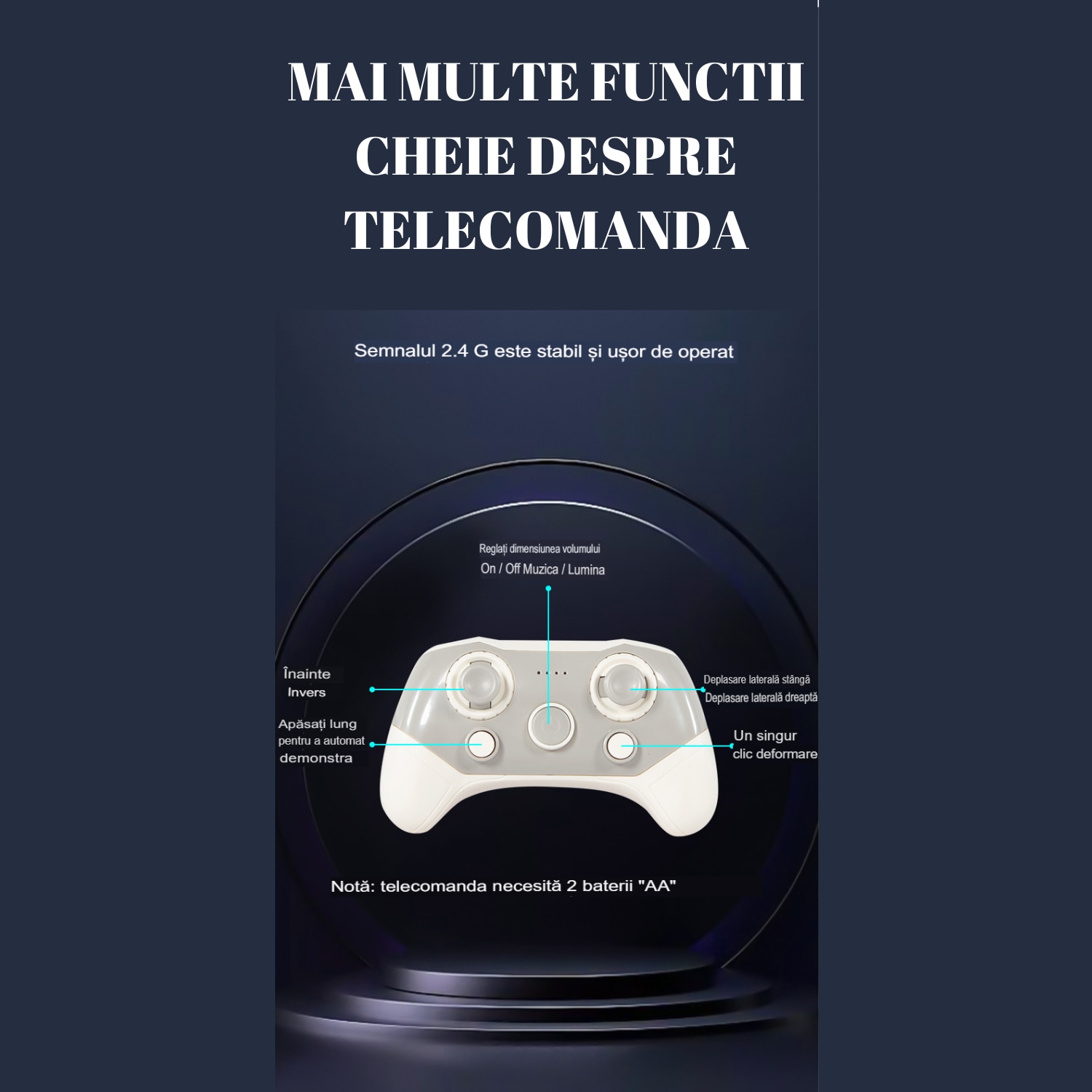 Masina de jucarie pentru copii, Dublu control, Senzor de gesturi pentru ...