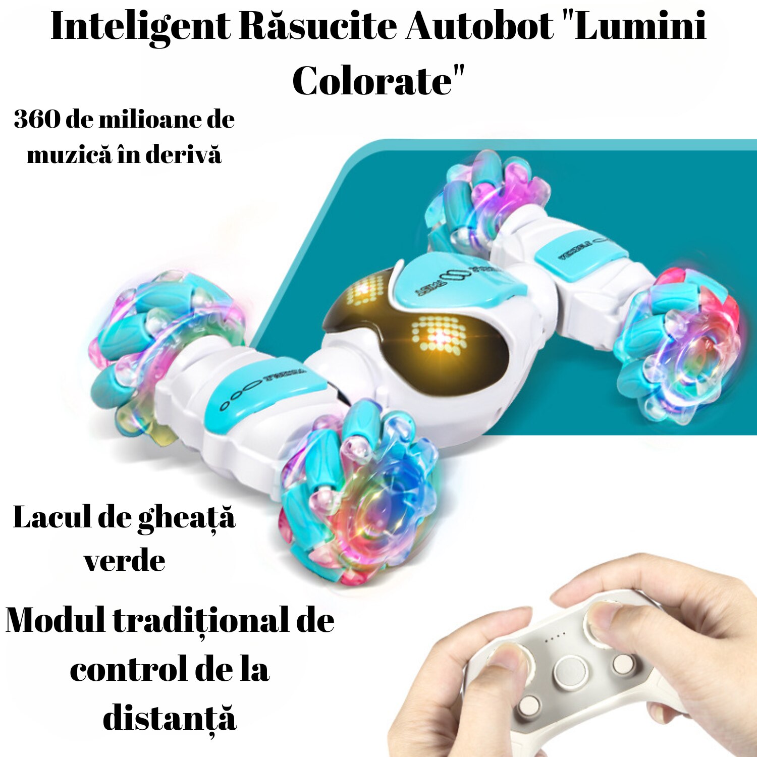 Masina de jucarie pentru copii, Dublu control, Senzor de gesturi pentru ...