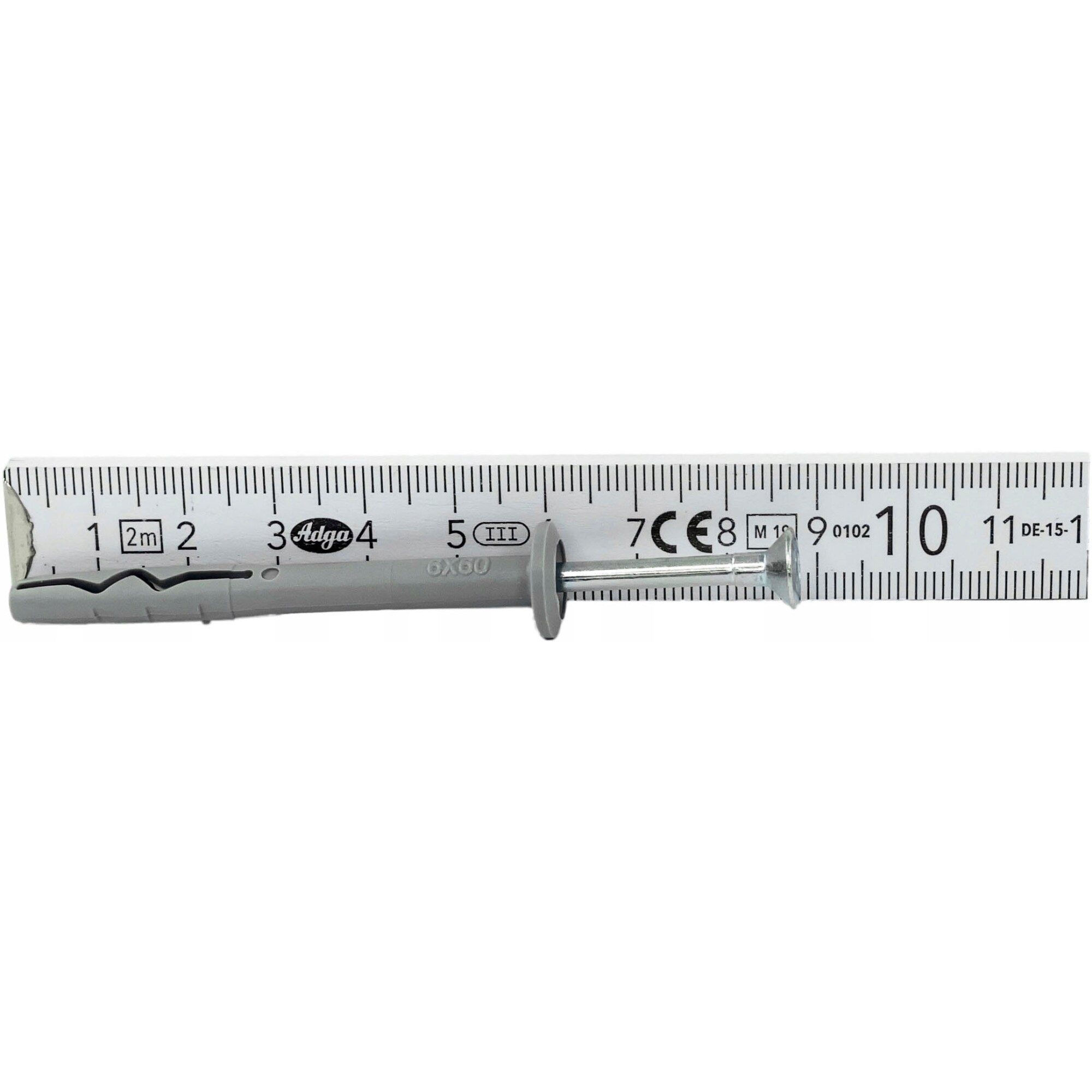 Set 200 Dibluri cu suruburi, 6x60 mm, montare rapida, cu flansa, SMK ...