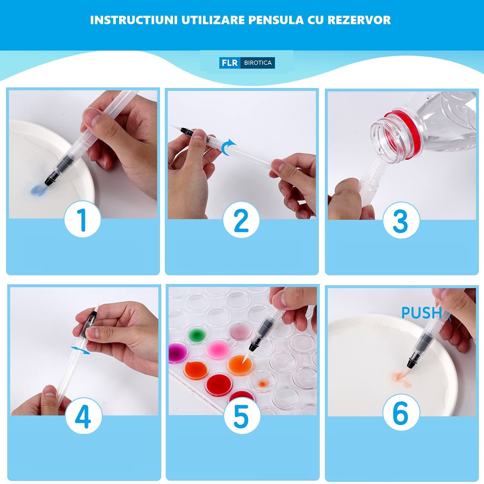 Set desen, Acuarele 48 culori, Daco, pentru copii, adulti sau artisti ...