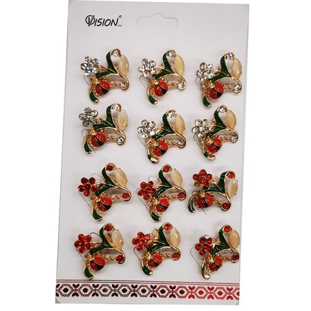 Set 12 brose pentru martisor "Primavara Inflorata 134" Colectia ...
